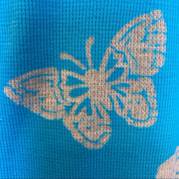 No Boundaries | Tops | No Boundaries Blue Butterfly Top | Poshmark